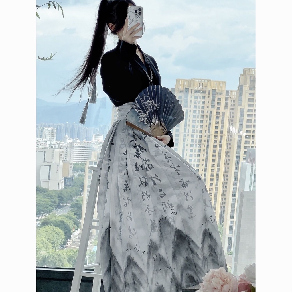 Ming made Hán Phục Cách Tân Tay Áo Ngựa Phong Cách Trung Hoa Mới Mùa ...