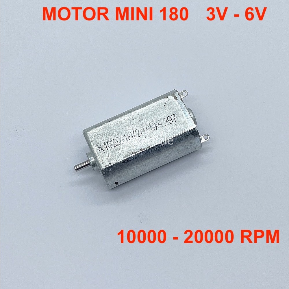[HCM]Motor mini 180 điện áp 3V - 6V tốc độ 10000 - 20000 RPM - LK0105 ...