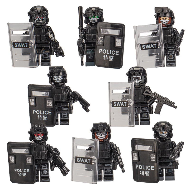 Bộ Đồ Chơi Lắp Ráp Mô Hình Nhân Vật Ghost SWAT | Shopee Việt Nam
