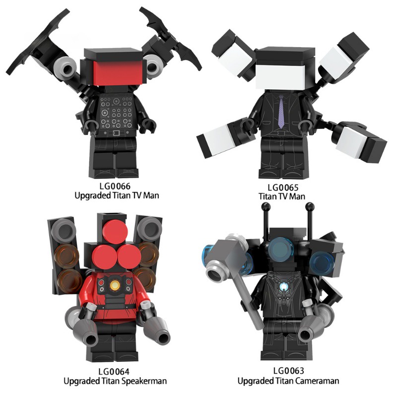 Nâng Cấp Mô Hình Nhân Vật titan cameraman speakerman tv man skibidi ...