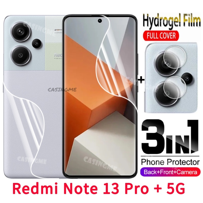 Kính Cường Lực Hydrogel 3 Trong 1 Bảo Vệ Camera Cho Redmi Note13Pro ...