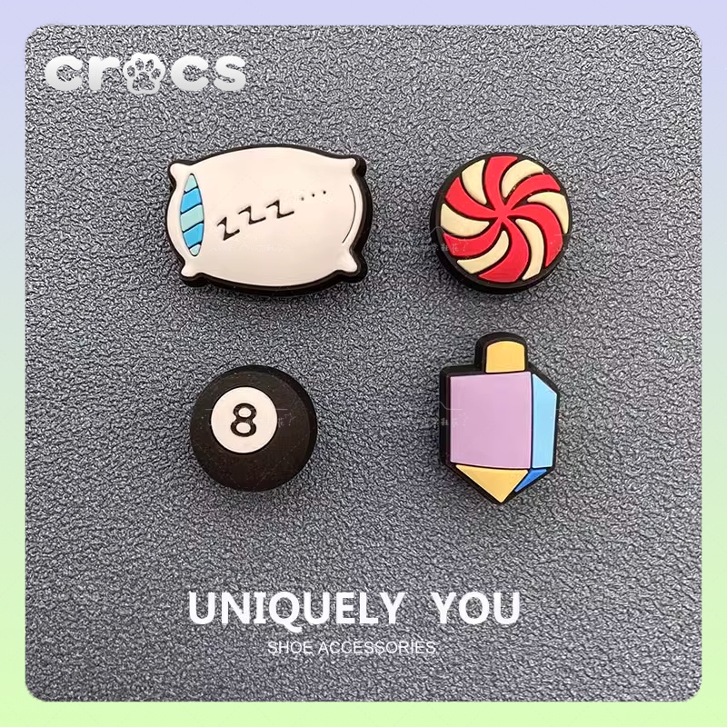 sticker dép crocs POOL EIGHT BALL jibbitz crocs charm dép crocs jibitz ...