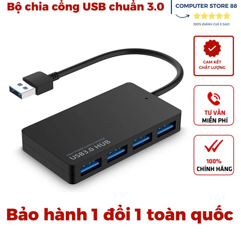 Bộ Chuyển Đổi Chia 4 Cổng USB Cho PC, Hub USB 3.0 Tốc Độ Cao cho máy ...