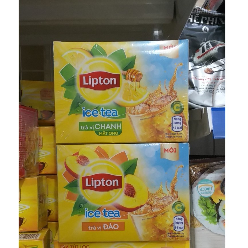 Trà chanh Lipton Ice Tea Hộp 224g (14g x 16 gói) | Shopee Việt Nam