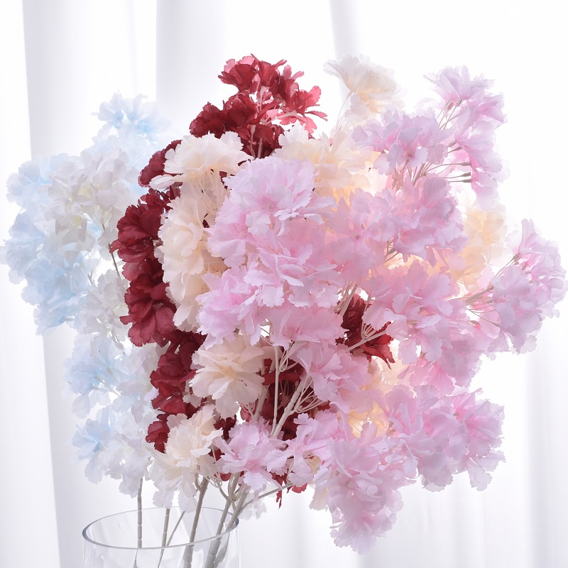 Cây Anh Đào Lụa / Lò Xo / Hoa Anh Đào Nhân Tạo Màu Hồng / Trắng DIY 90CM Trang Trí Nhà Cửa ...