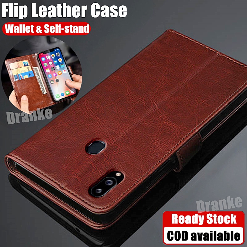 Dành Cho Samsung Galaxy Wide 4 6.4 inch SM-A205S Bao Da Cao Cấp Lật Ví ...