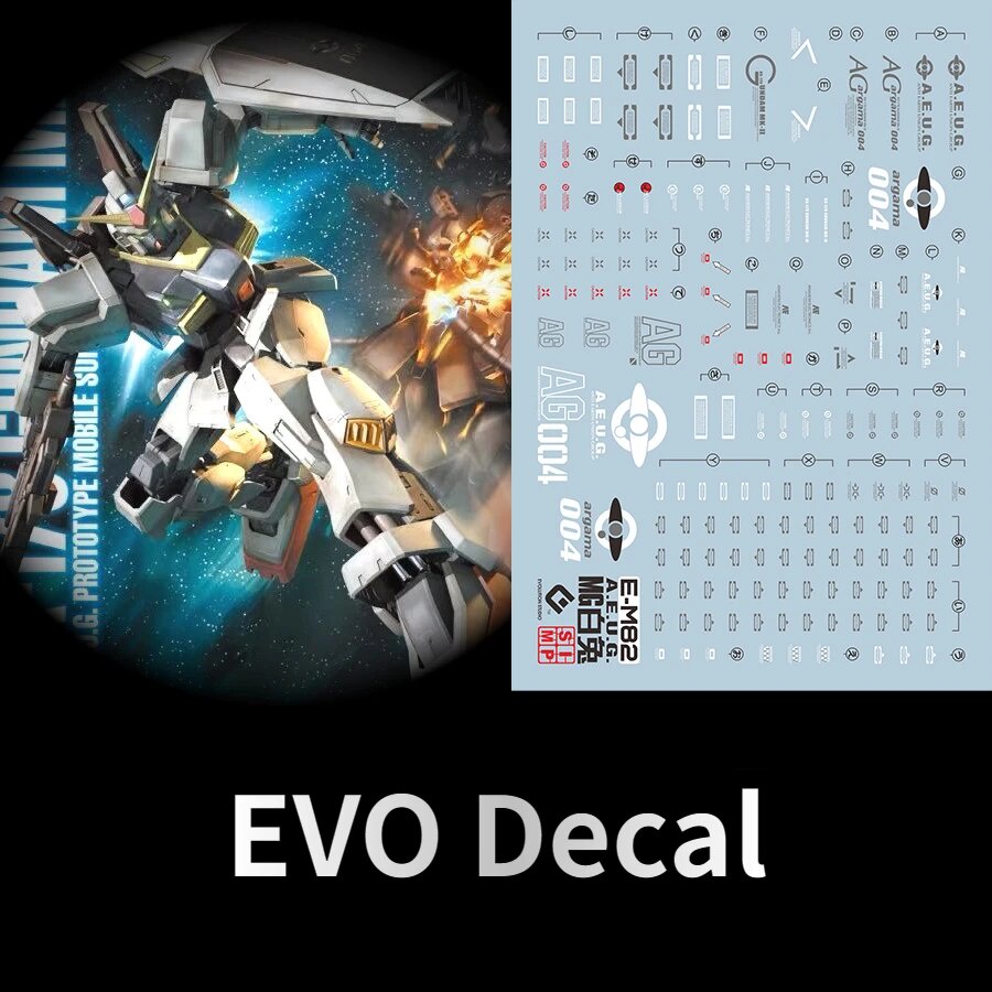 Decal nước MG RX-178 MK-II MK 2 MK2 AEUG A.E.U.G 2.0 White Water ...