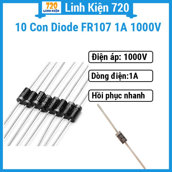 10 Con Diode FR107 1A 1000V | Shopee Việt Nam