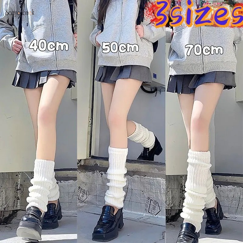 Tất Ống Chân Dệt Kim Giữ Ấm Mùa Thu Đông Phong Cách lolita Cho Nữ 40 / 50 / 70cm y2k jk | Shopee ...
