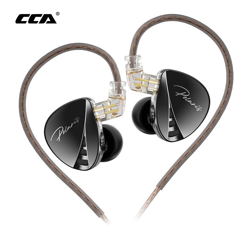 CCA Polaris Earphones HIFI Bass Earbuds Monitor 4-Level Tuning Switch ...