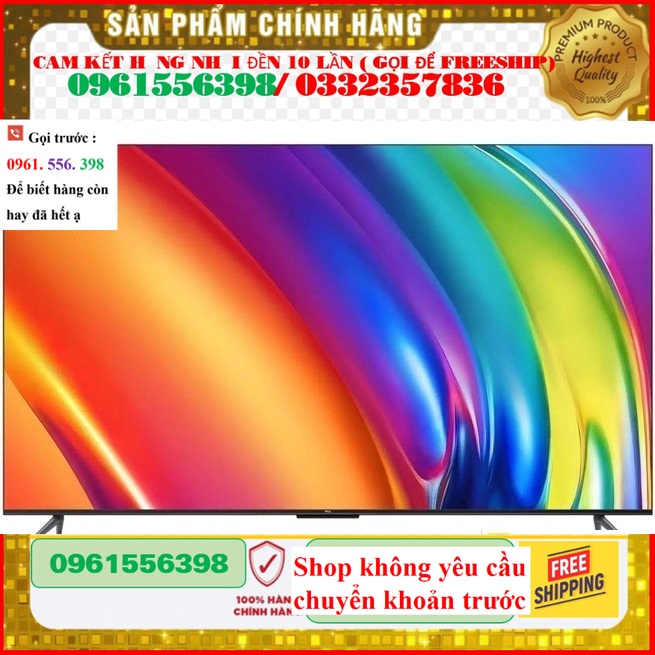 [NeW] Google Tivi TCL 65P745 4K 65 Inch | Shopee Việt Nam