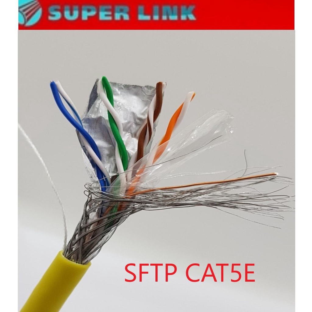 Cáp mạng Cat 5E SFTP 305 mét Superlink | Shopee Việt Nam
