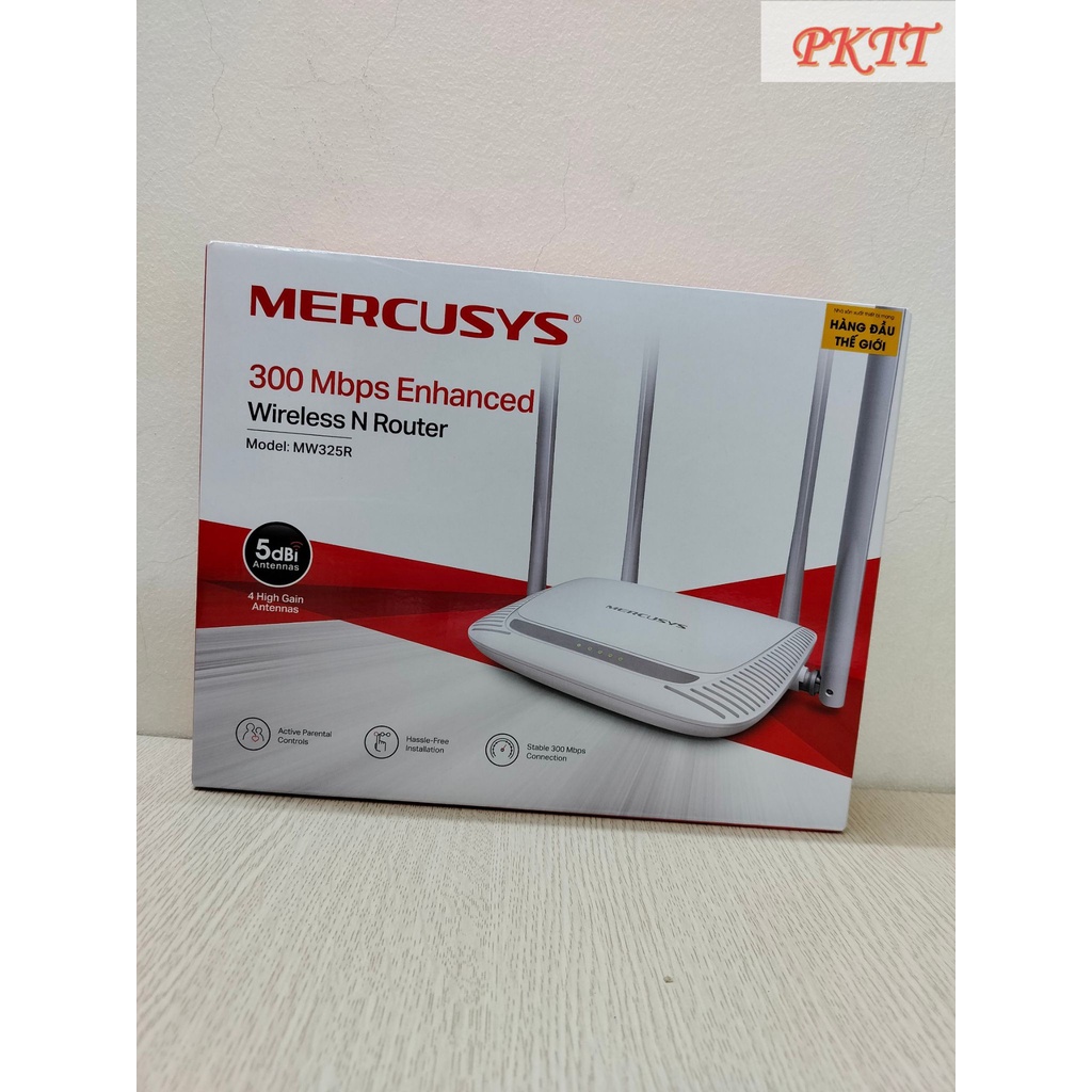 Phát Wifi Mercury 4 Râu MW325R - MW325R Router Wi-Fi nâng cao chuẩn N ...