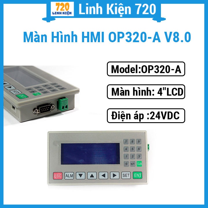 Màn hình HMI OP320-A V8.0 (BH : 3 tháng) dễ dàng lập trình với các PLC ...