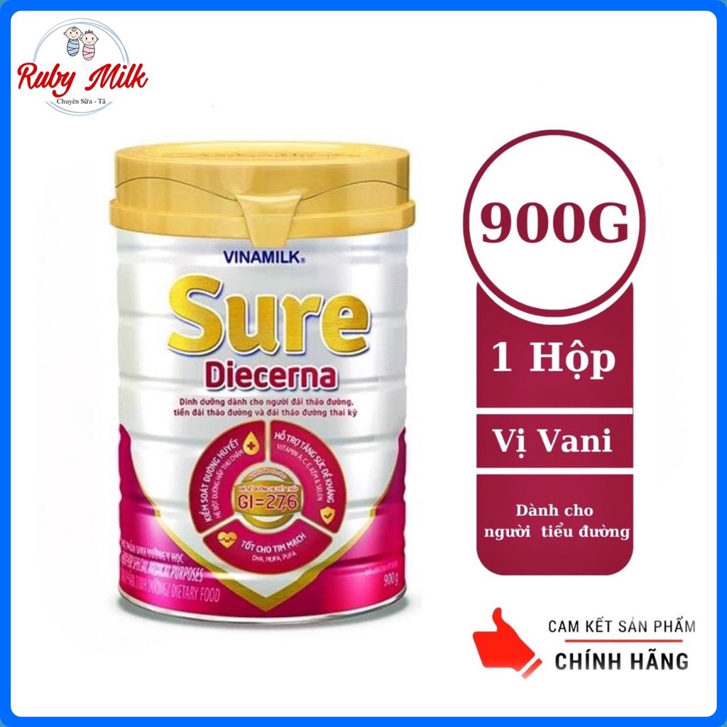 [Date 7.2025] SỮA BỘT VINAMILK SURE DIECERNA LON 900G DÀNH CHO NGƯỜI ...