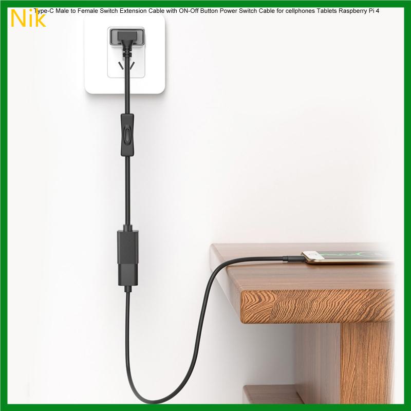 Dây Cáp Nối Dài Chuyển Đổi Nguồn USB C Đầu Đực Sang Đầu Cái Type C Cho ...