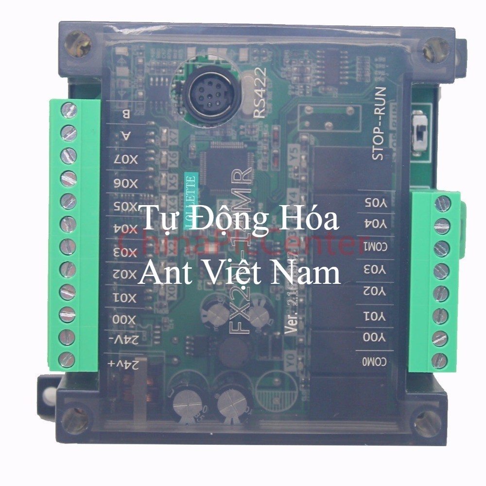 Fx2n RS422 Cổng giao tiếp 14mr 14mt PLC điều khiển 8 đầu vào 6 Relay ...