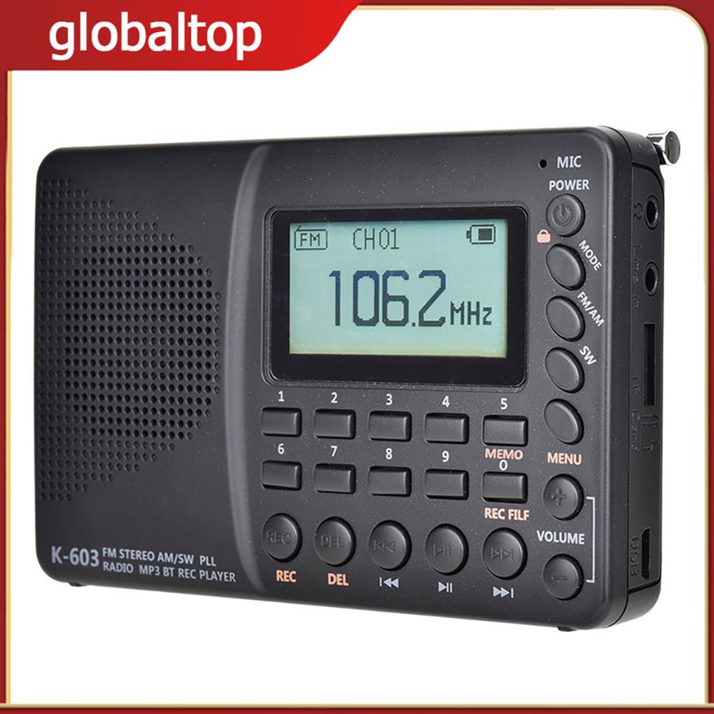 Đài radio Kỹ Thuật Số Băng Tần Kép Di Động Sử Dụng Pin Cho Hoạt Động ...