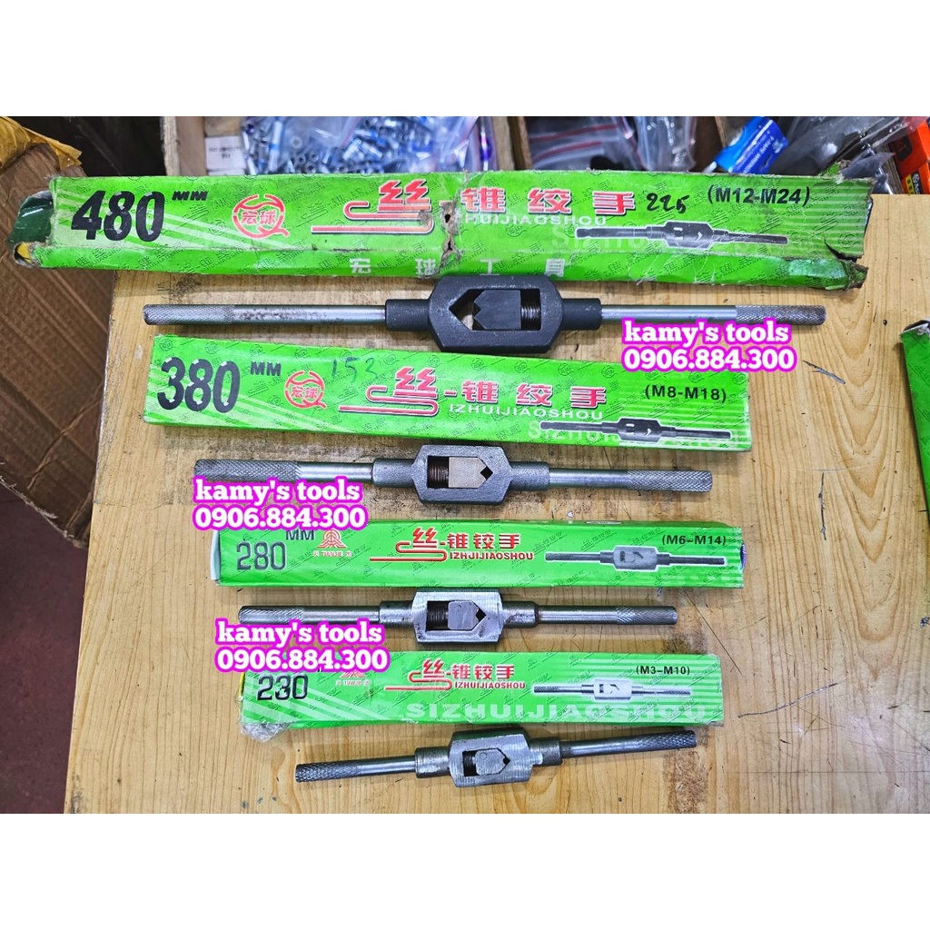 Tay quay taro tạo ren trong M3-M10, M6-M14, M8-M18, M12-M24 | Shopee Việt Nam