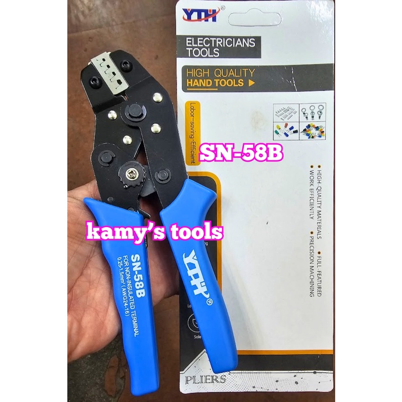 Kìm bấm cos 2 tầng YTH SN-58B = SN-28B + SN-48B dùng cho đầu cos Dupont 2.54/2.8/3.96/4.8/6.3 ...