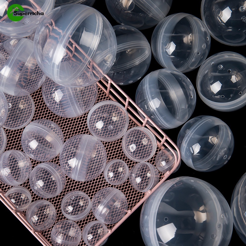 Rõ ràng nhựa Capsule Ball Toy - Rỗng tròn may mắn xổ số bất ngờ vỏ ...