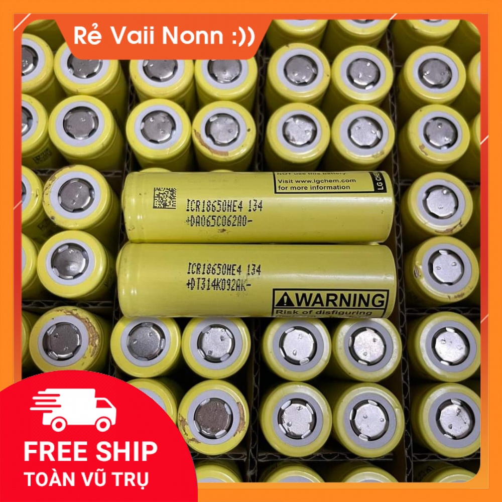 Pin 18650 LG Chem dung lượng 3000 -3600mAh - 3.7V xả 35A [ mua 15 tặng ...
