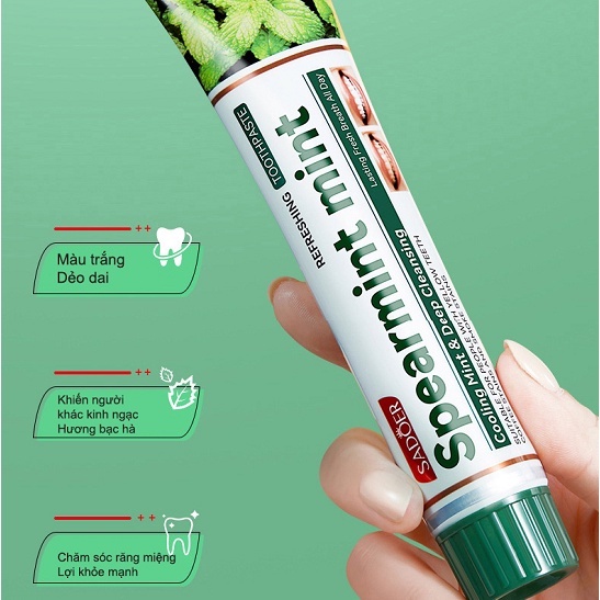"Whitening and Antibacterial Natural Plant Toothpaste - Removes Stains ...