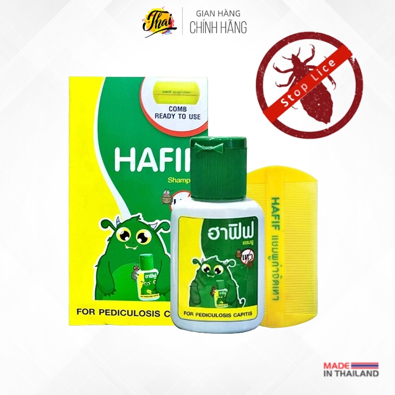 Dầu gội khô khắc phục chấy, rận đầu cho bé HAFIF Shampoo For ...