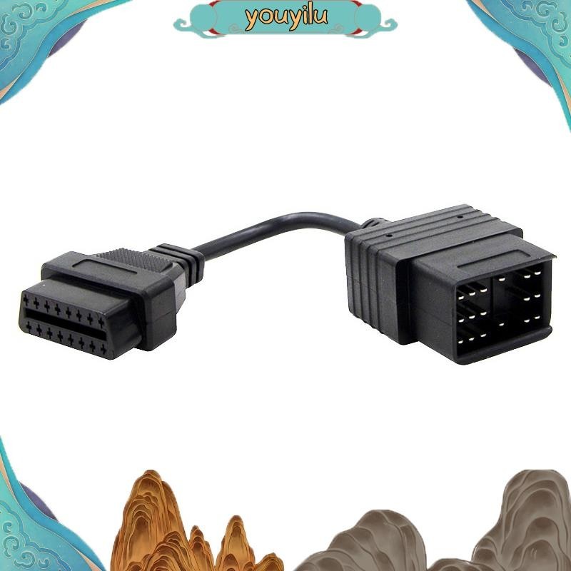 Dây CáP ChuyểN ĐổI OBD II 17Pin Sang 16Pin OBD 2 Lỗ CắM Cho Toyota 17 Pin OBDII | Shopee Việt Nam