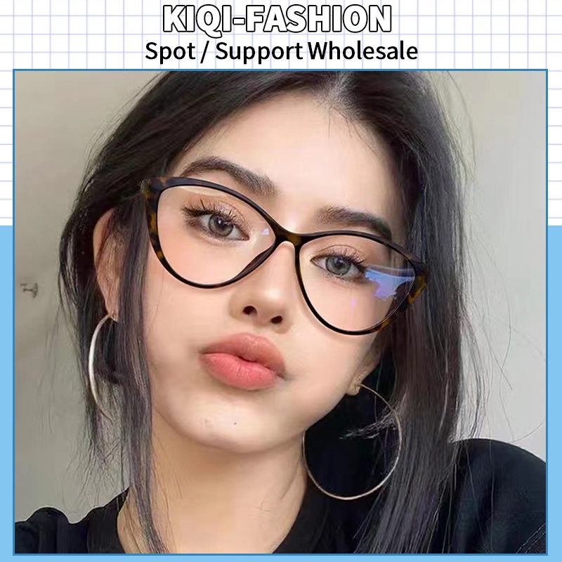 (KIQI-FASHION) COD Kính Mắt Mèo Chống Ánh Sáng Xanh Siêu Nhẹ Chống Bức ...