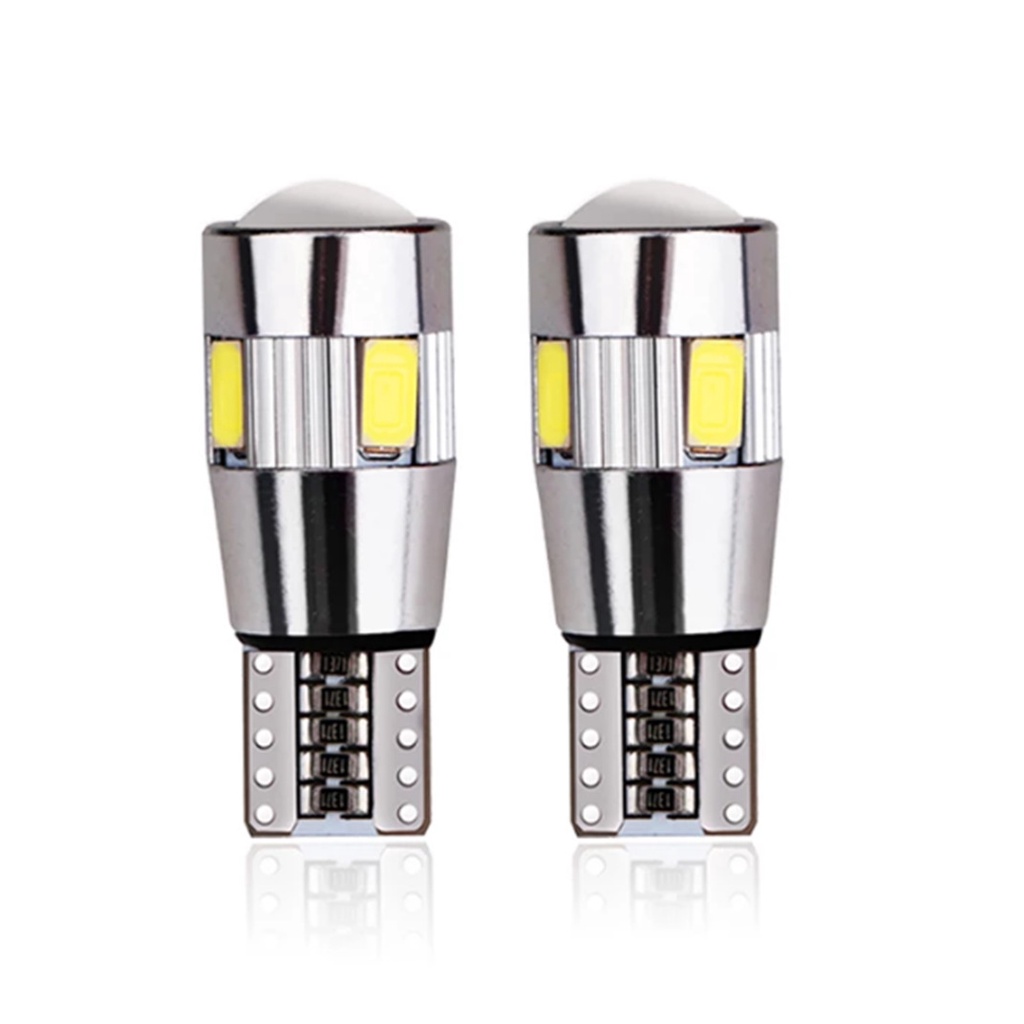 Set 2 Đèn led w5w t10 501 194 5630 6smd 6000k Ánh Sáng Trắng Dành Cho Ô ...