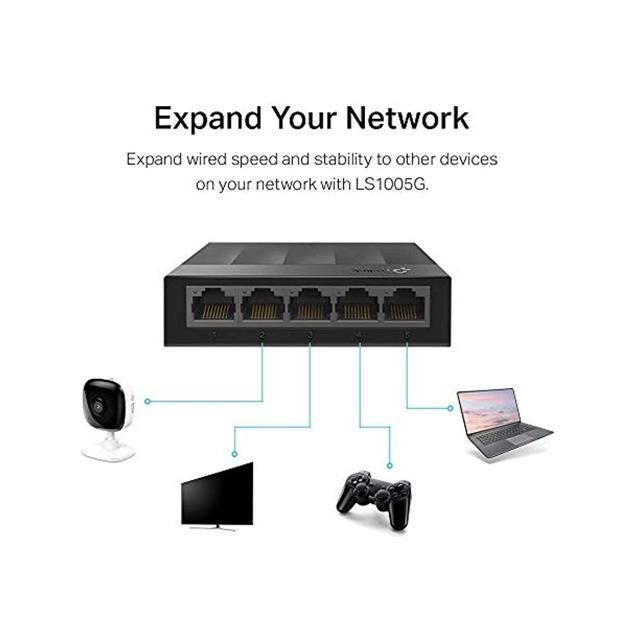 Switch TP-Link LS1005G 5 Port 10/100/1000Mbps vỏ nhựa (Đã qua sử dụng) | Shopee Việt Nam