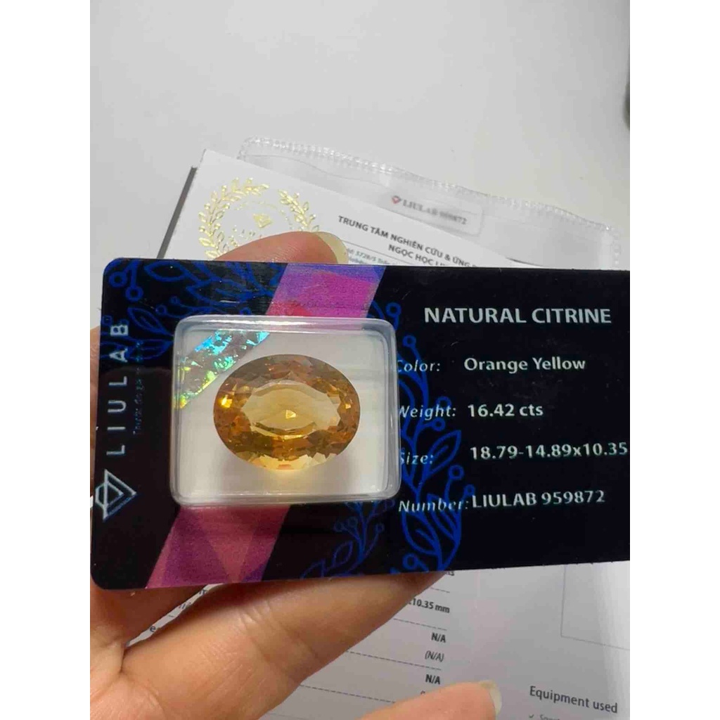 959872-ĐÁ CITRINE,THẠCH ANH VÀNG ( THIÊN NHIÊN ) ĐÃ KIỂM ĐỊNH LIULAB. | Shopee Việt Nam