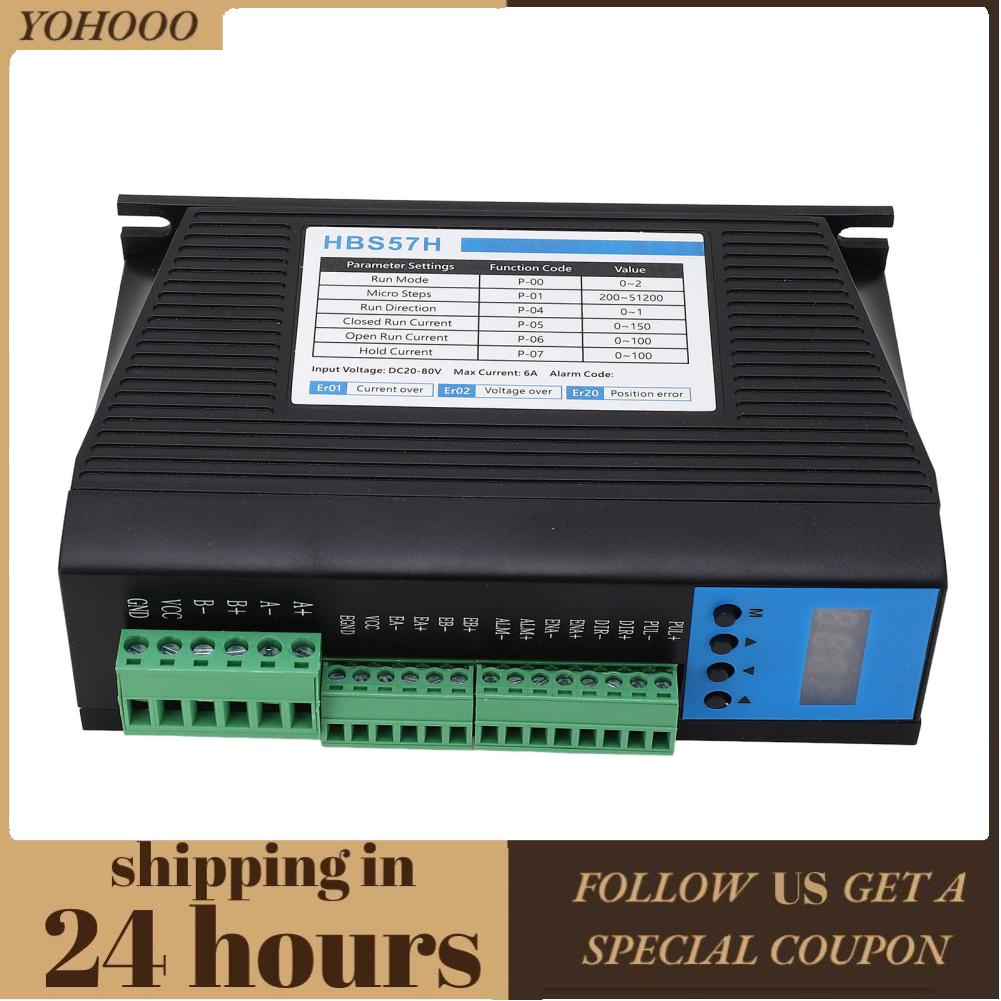 Yohooo Digital Stepper Motor Driver High Accuracy Encoder Settabe ...