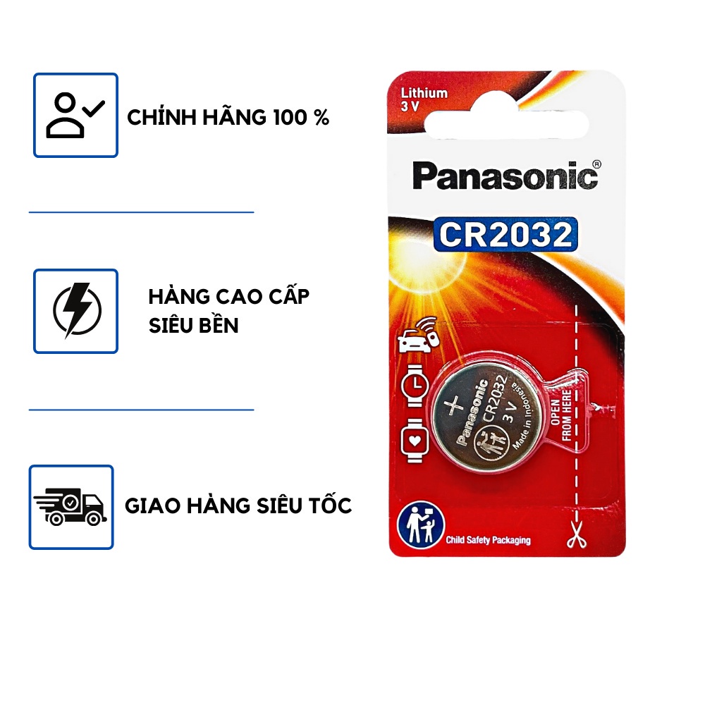 Pin CR2032 Panasonic , Maxell Lithium 3V Cao Cấp Chính Hãng - Vỉ 1 Viên ...