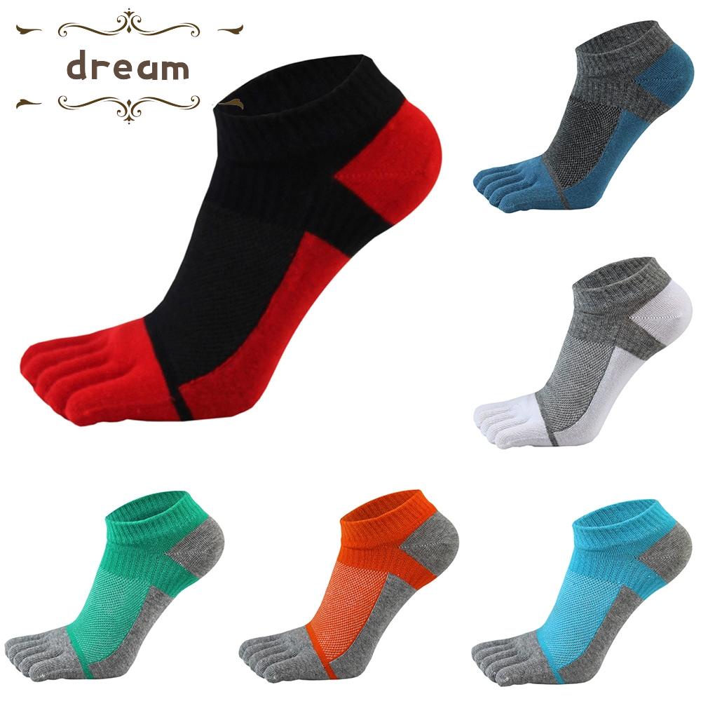 Breathable Five Toe Cotton Socks for Men Great for Running and Gym ...