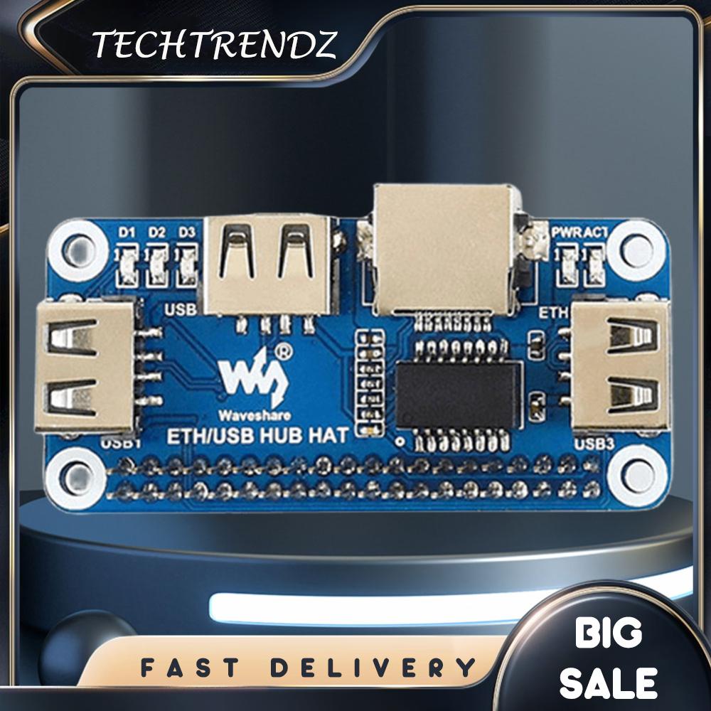 Bảng Mạch Kết Nối Ethernet / USB HUB 1x RJ45 3x Cho Raspberry Pi 4 ...