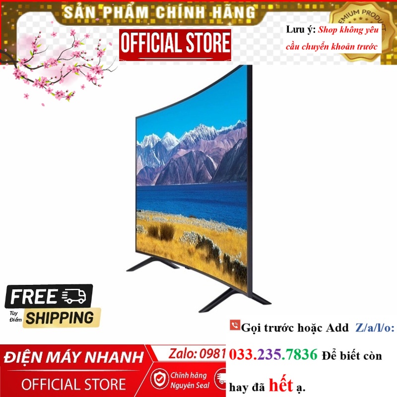 NEW>> Smart TV SAMSUNG Màn Hình Cong Crystal UHD 4K 65 inch TU8300 Mới ...