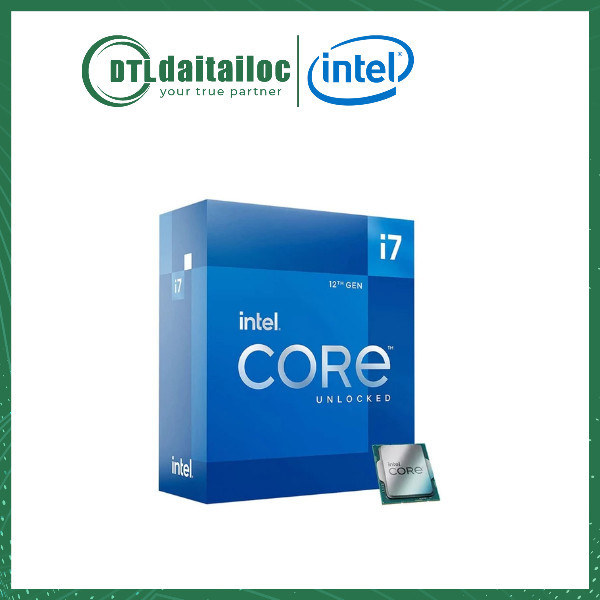 CPU Intel Core i7 12700 (12 nhân 20 luồng, tối đa 4.9GHz, 25MB bộ nhớ ...