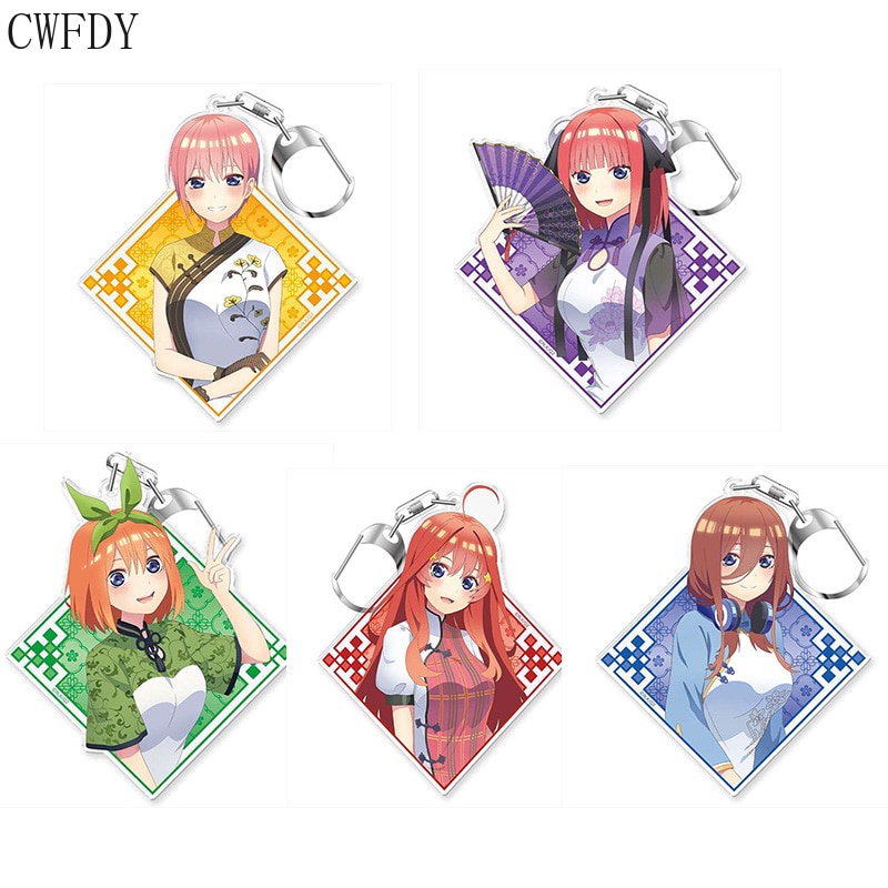 Móc Khóa The Quintessential Quintuplets Nhân Vật Nakano Ichika Nino 6729