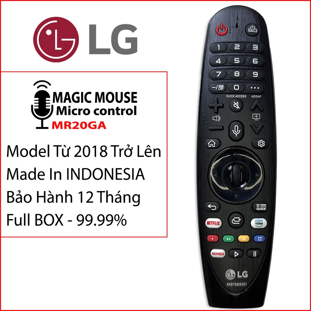 Điều Khiển TV LG Giọng Nói MR20 Sử Dụng Từ 2018 Đến Nay - TV Magic Chuột Bay Giọng Nói | Shopee ...