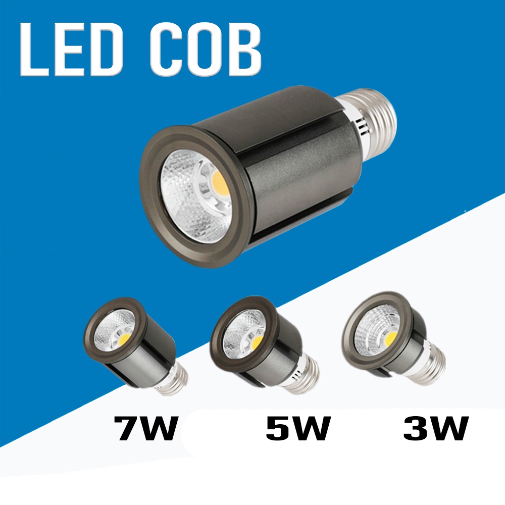 Bóng Đèn LED COB Rọi, Vỏ Hợp Kim Nhôm Tản Nhiệt, Công suất 3W/5W/7W/9W ...