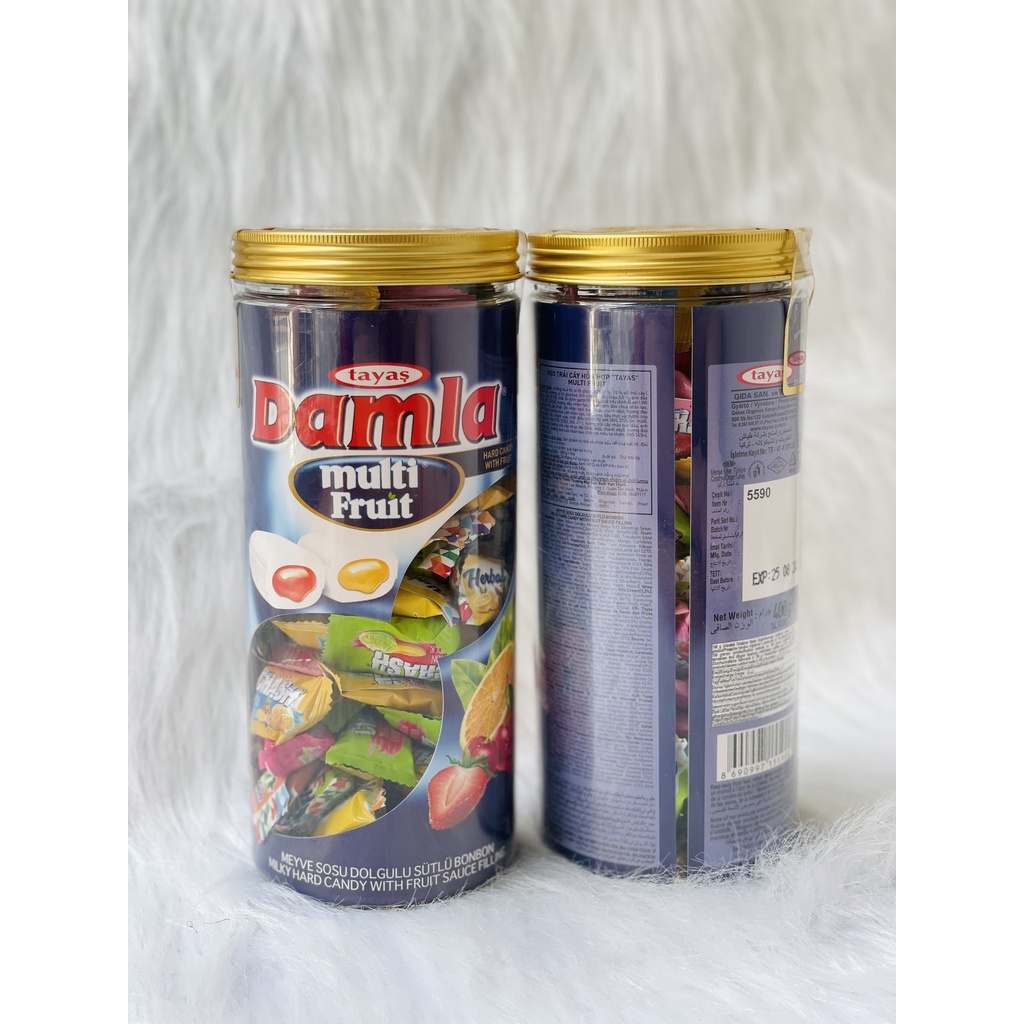 Kẹo cứng TAYAS MULTI FRUIT vị trái cây hỗn hợp (hũ 400g) | Shopee Việt Nam