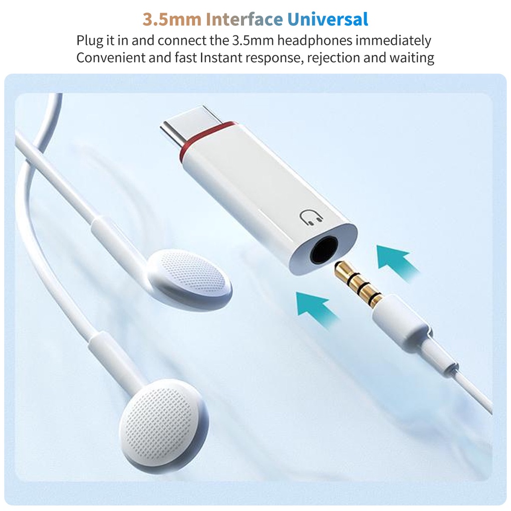 [Shopee Choice] Bộ chuyển đổi tai nghe Fonken 3.5mm Nữ sang Type C / iOS Nam Bộ chuyển đổi tai ...