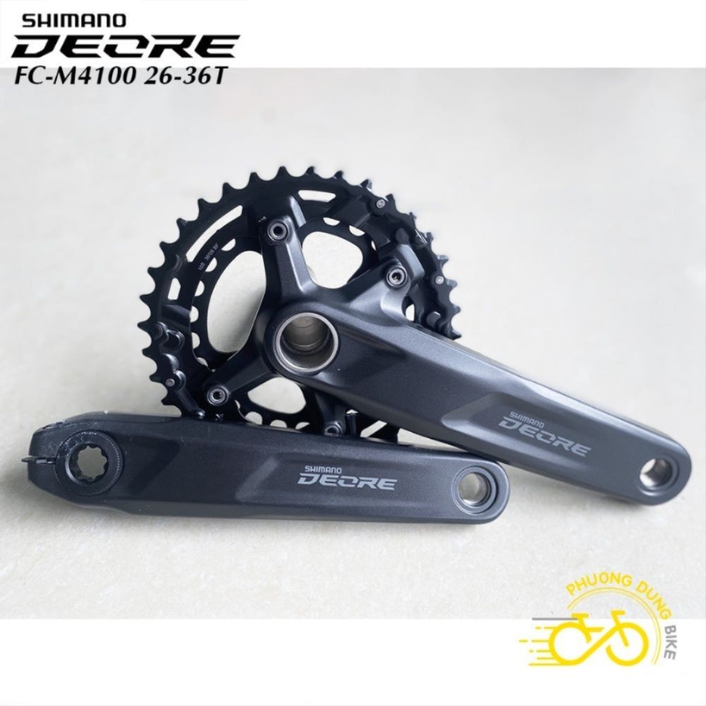 Đùi đĩa (Giò dĩa) rỗng xe đạp 2 Tầng SHIMANO DEORE FC M4100 26-36T - Chính Hãng | Shopee Việt Nam