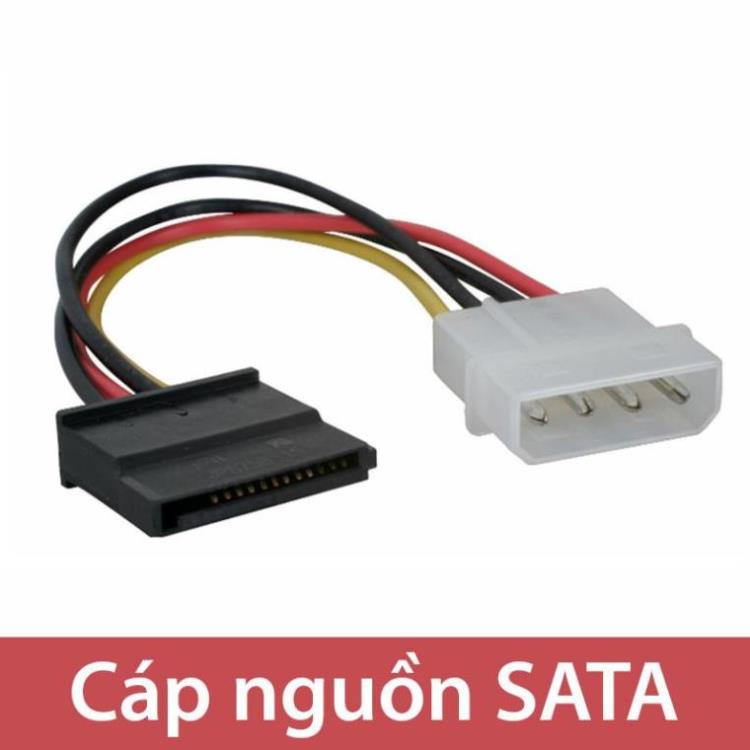 Cáp nguồn ổ cứng ATA sang SATA - Dây nguồn ổ cứng SATA từ 4PIN IDE ra ...