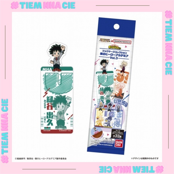 [TIEMNHACIE HCM] Bookmark đánh dấu sách nhân phẩm MHA My Hero Academia ...