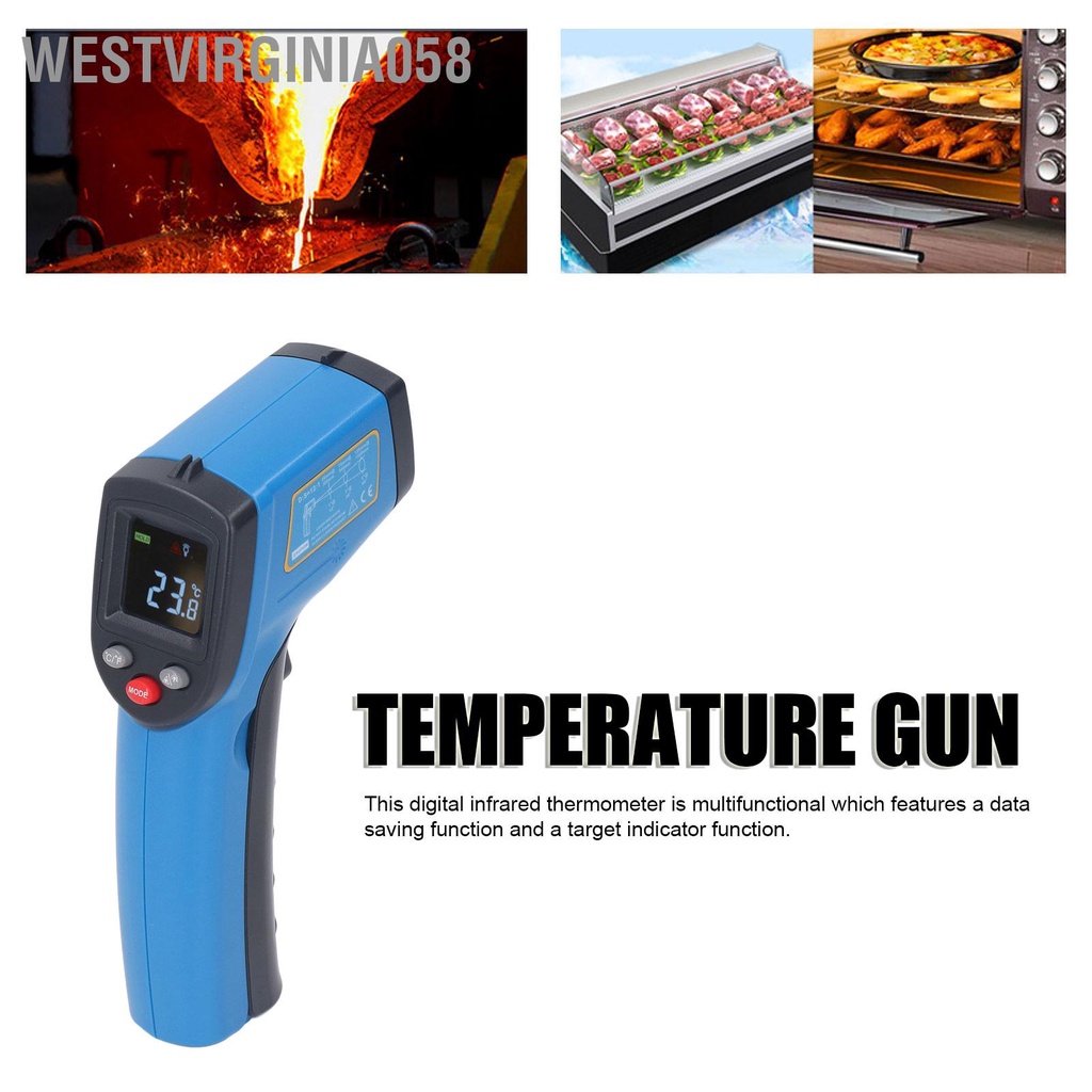 Westvirginia058 Súng nhiệt độ cầm tay Màn hình màu có chính xác cao ...
