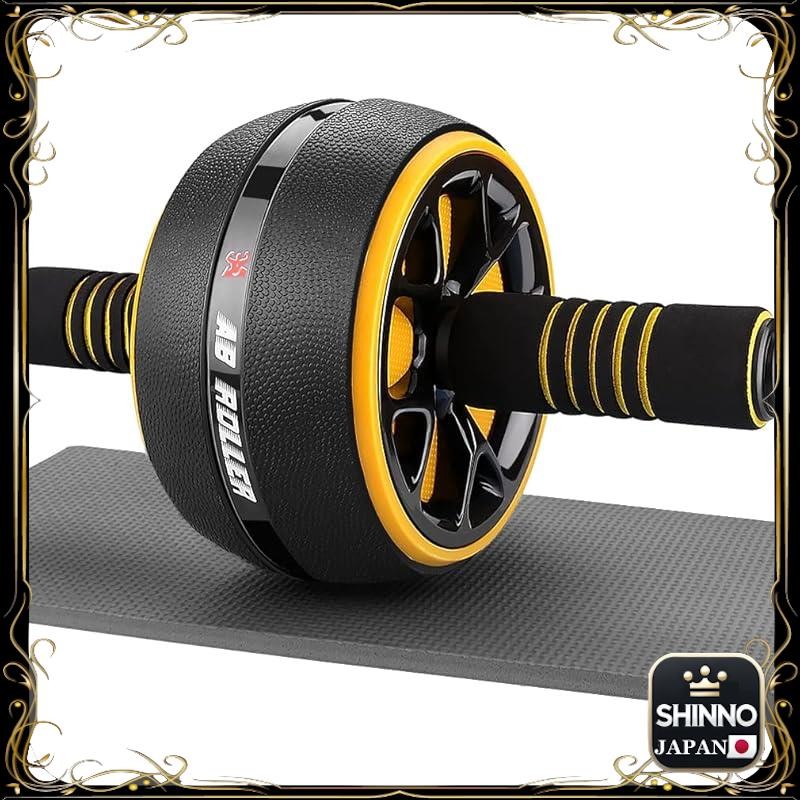 ★AUOPLUS Ab Roller with Knee Mat - Core Workout Equipment for Abs ...