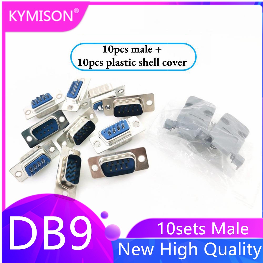 10 Bộ Rs232 Song Song Cổng Nối Tiếp Db9 9 Pin D Sub 10 Chiếc Nam Nữ Hàn